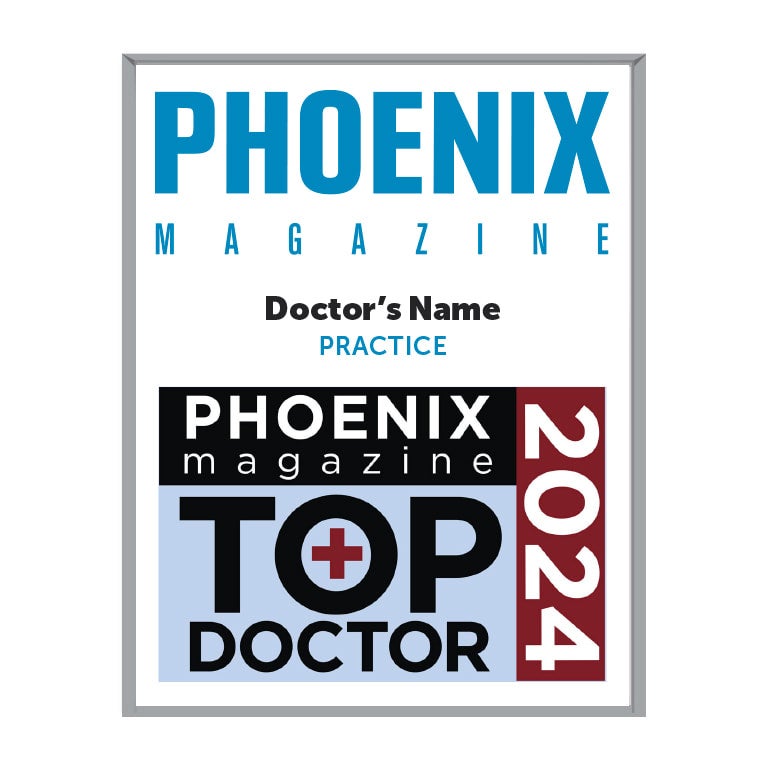 Top Doctor Award Plaque | Cities West Media, Inc.